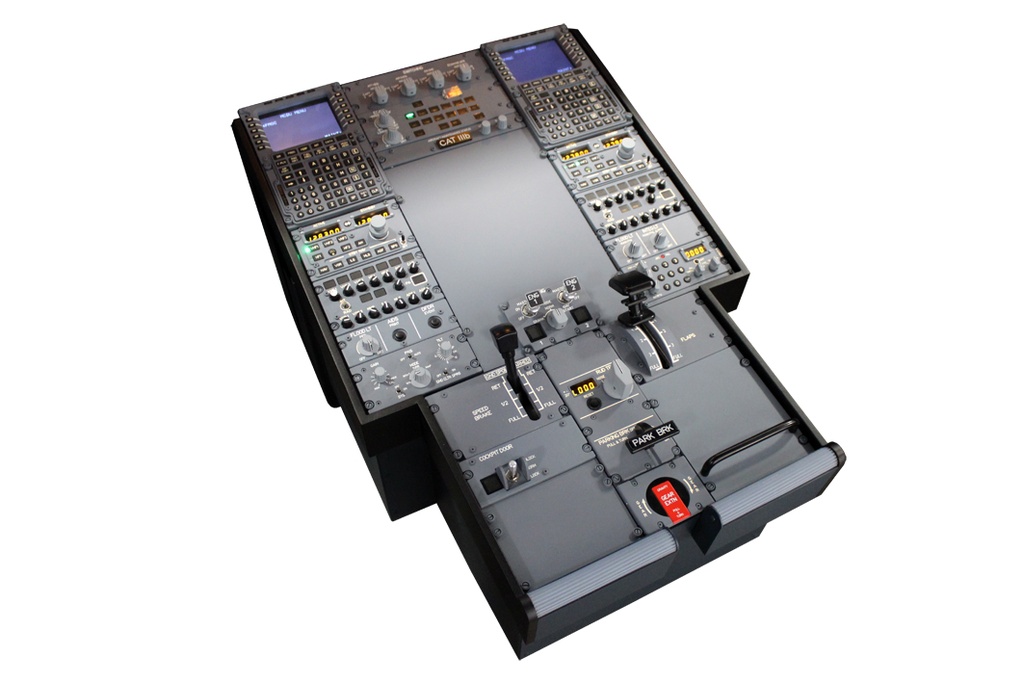 A320 Pedestal fully assembled light version | Opencockpits