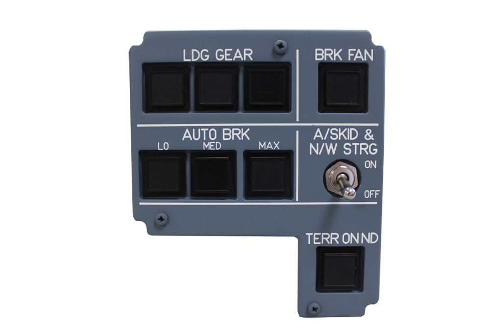 A320 Gear and Brakes Panel | Opencockpits