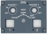 Airbus A320 Start engines panel | Opencockpits