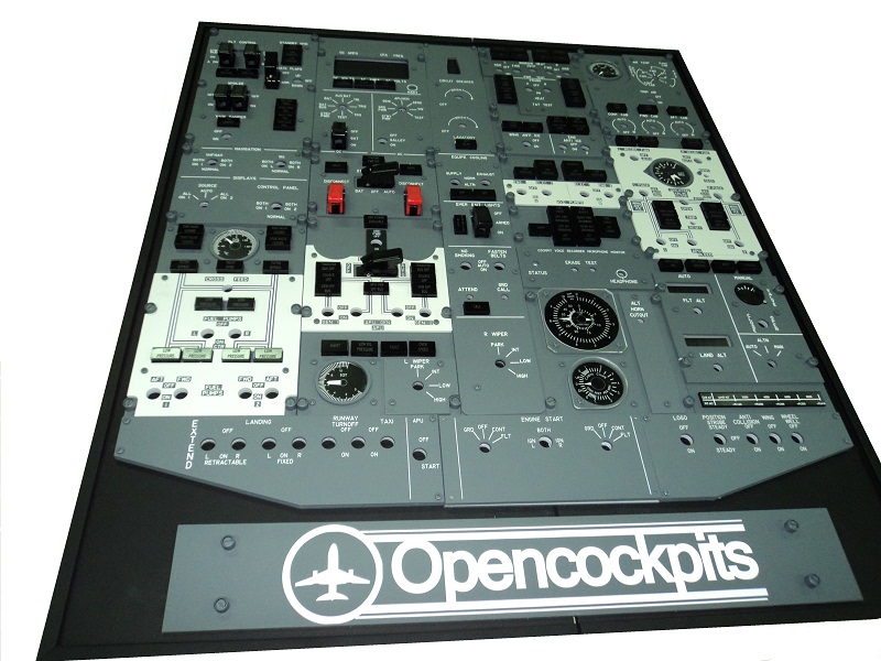 Kit 3D panels Overhead -FWD- 2 color | Opencockpits